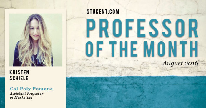 Professor of the Month: Kristen Schiele - Stukent : Stukent