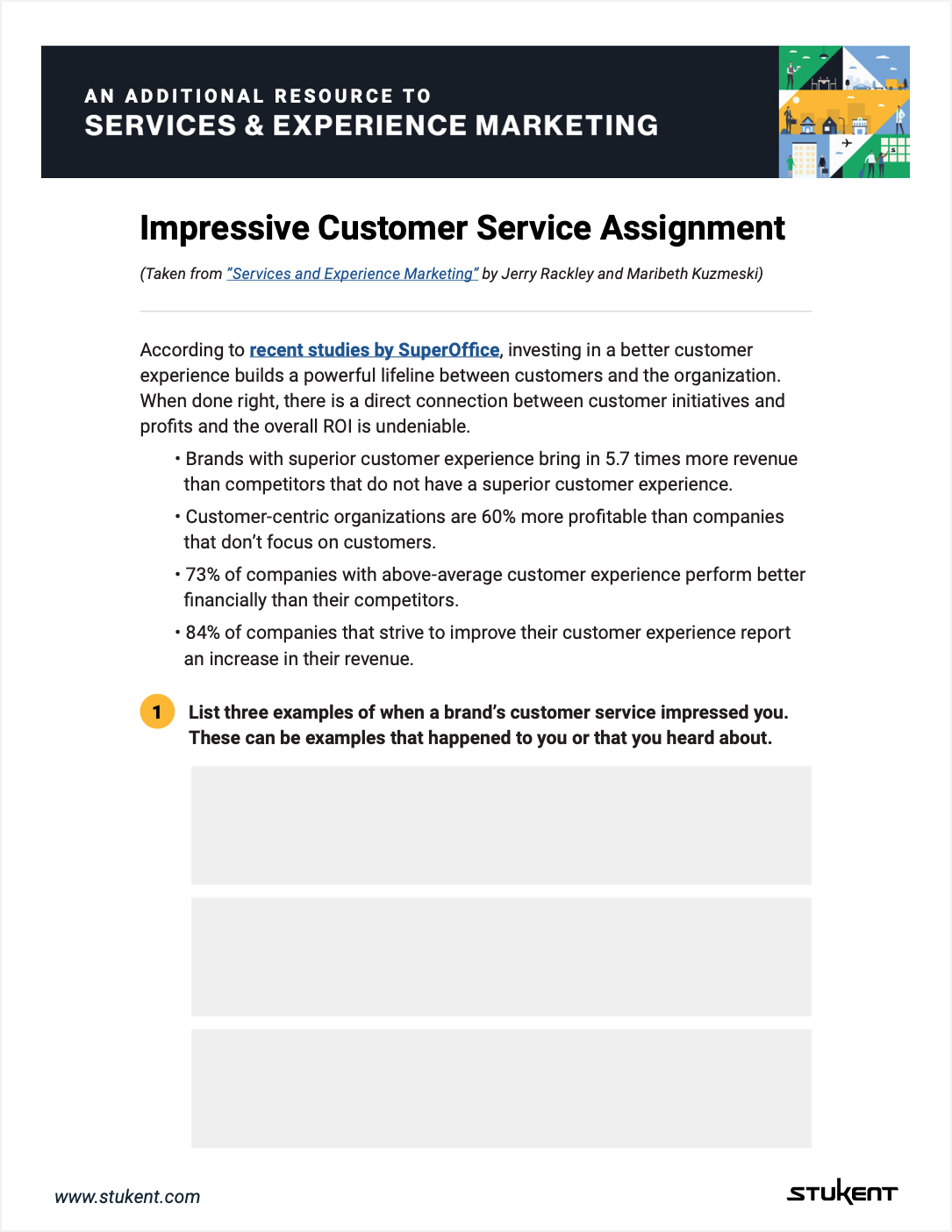 SM Impressive Customer Service Assignment Form - Stukent : Stukent