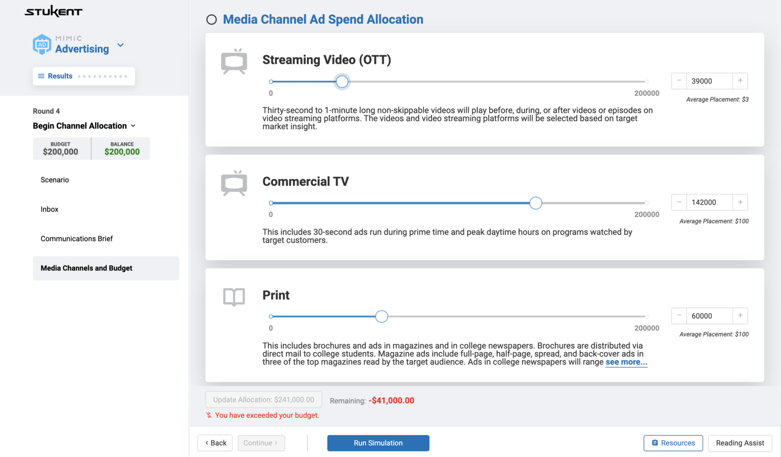 Mimic Advertising I An Advertising Simulation with Real-World ...