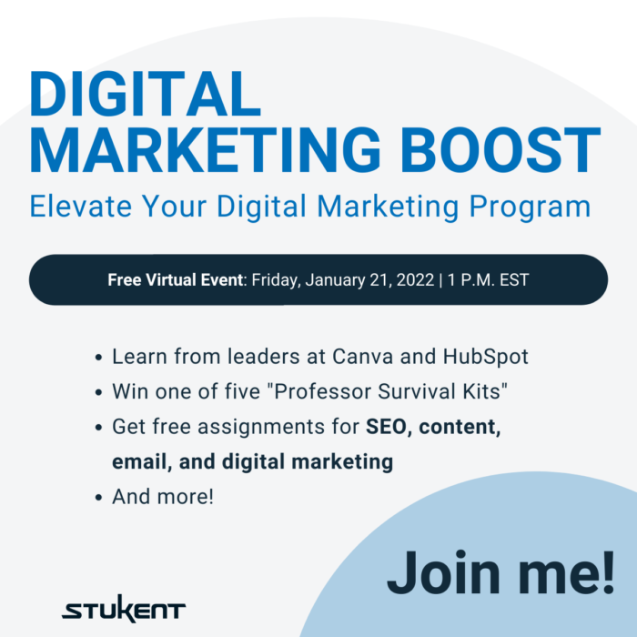 Digital Marketing Boost - Stukent : Stukent