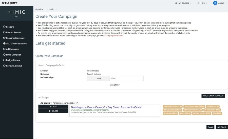 Stukents Digital Marketing Simternship™ Customer Transition Page ...