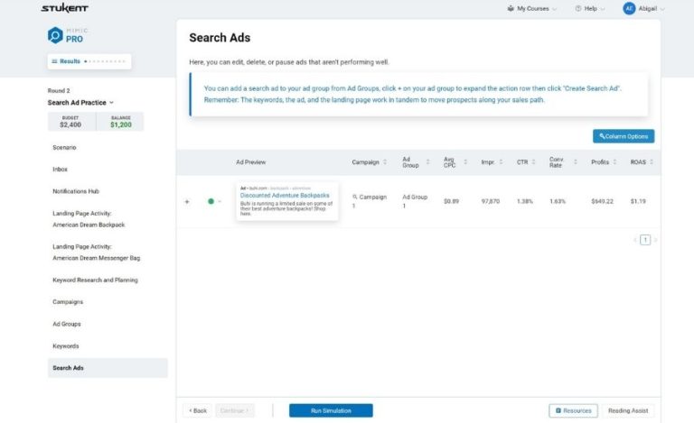 Stukents Digital Marketing Simternship™ Customer Transition Page ...