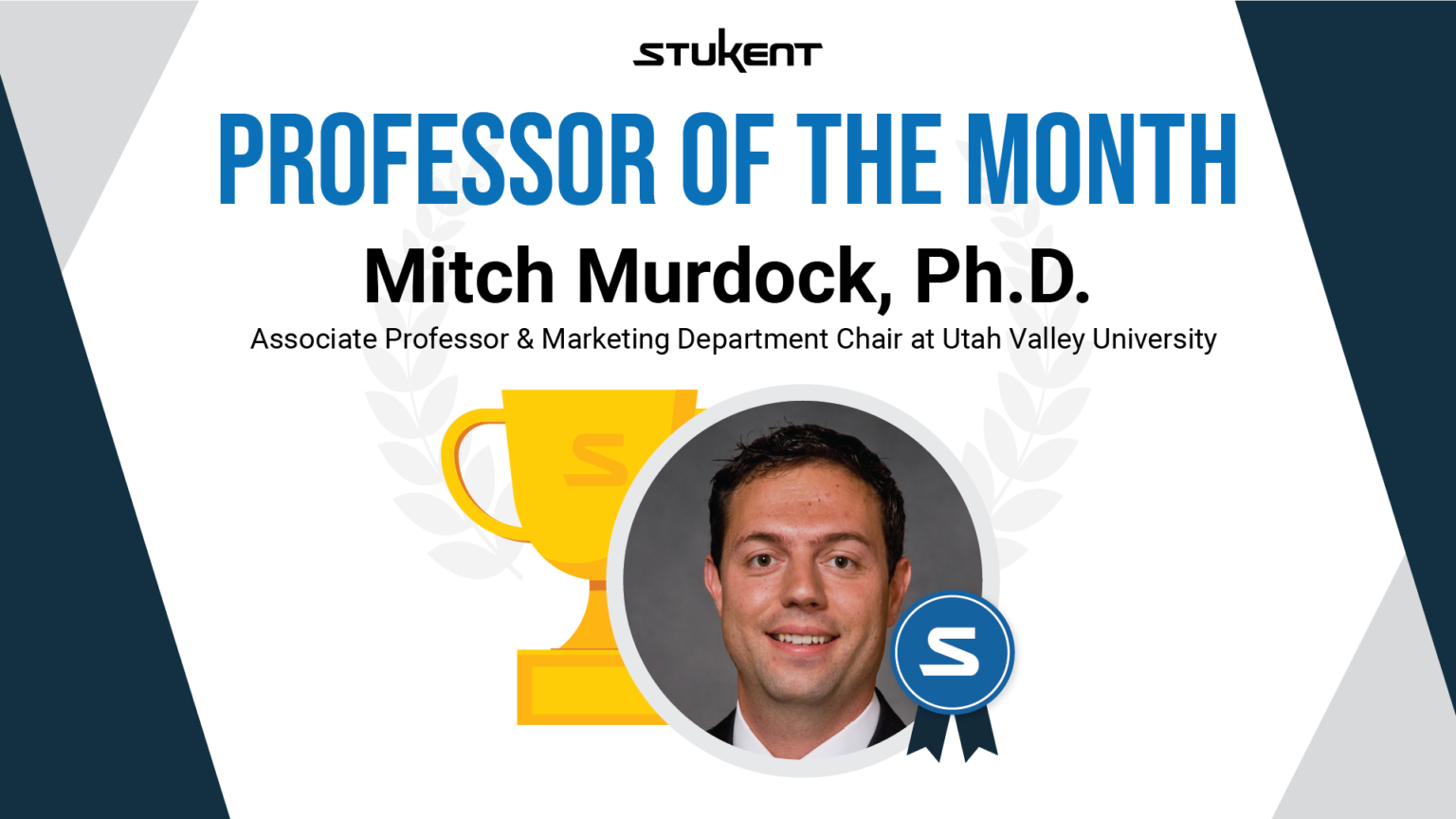 Professor of the Month: Mitch Murdock - Stukent : Stukent