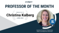 Professor of the Month: Christina Kalberg - Stukent : Stukent