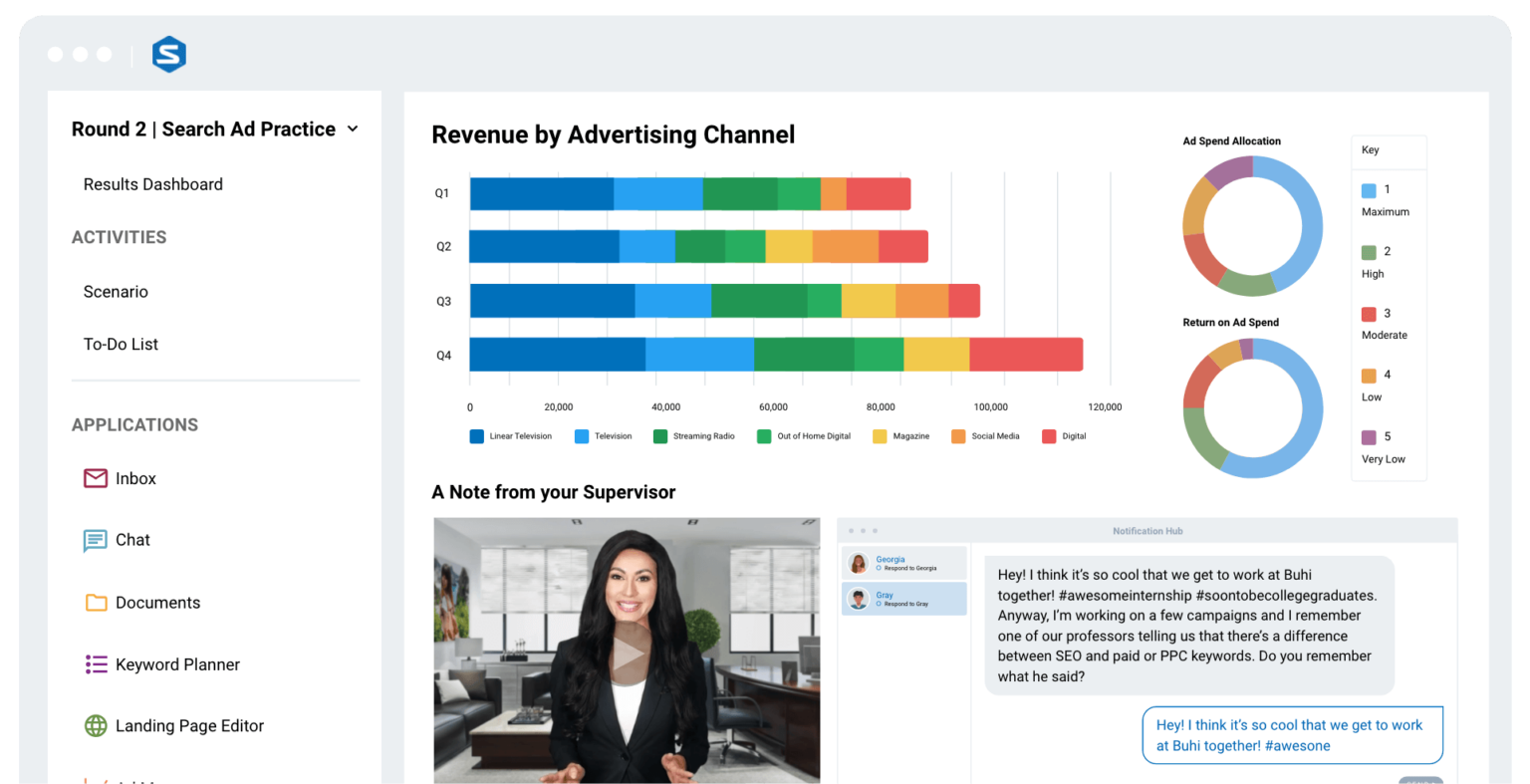 Stukent - First-in-the-world Simternships™ and Courseware : Stukent