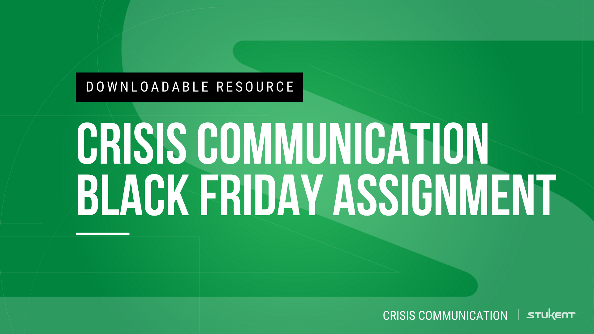 Black Friday Crisis Communication Assignment Download - Stukent : Stukent