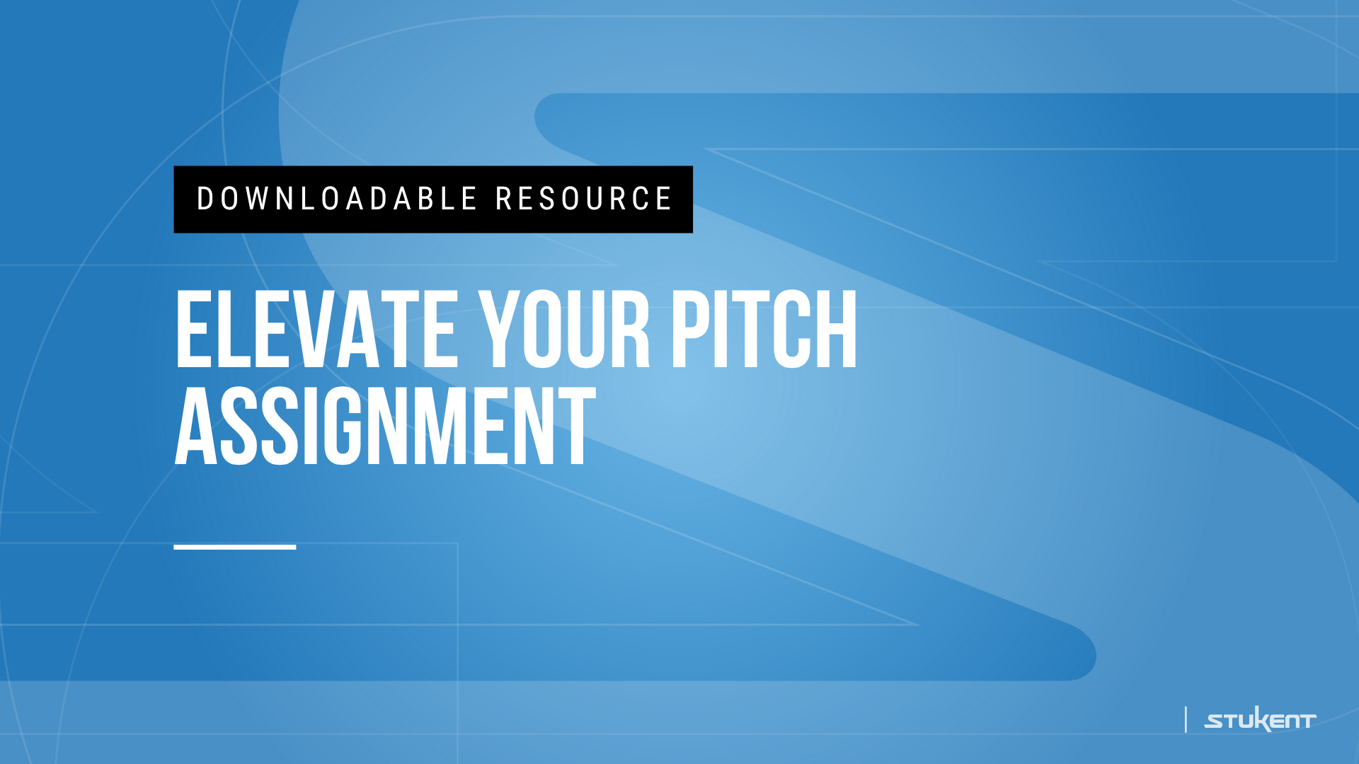 Elevate Your Pitch Assignment Download - Stukent : Stukent