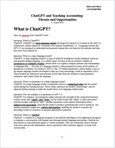 ChatGPT and the Accounting Classroom – Webinar Resources : Stukent